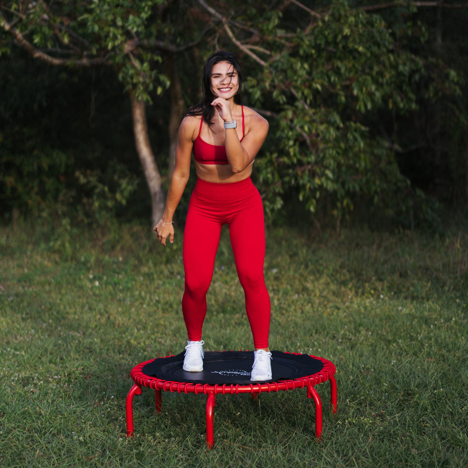 How To Health Bounce On A Rebounder Trampoline | JumpSport Fitness